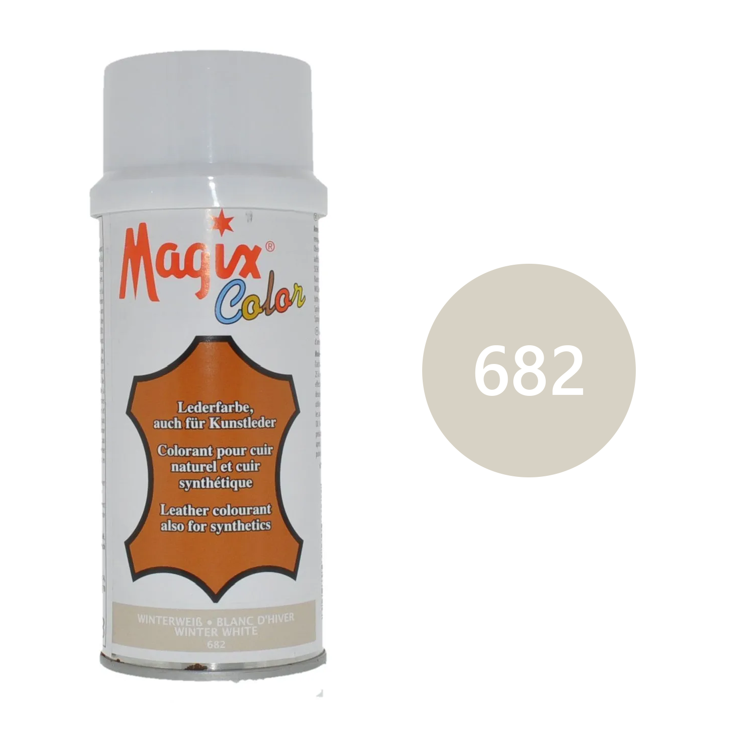 Magix Color leather and plastic restoration paint 180 ml Creamy white ...